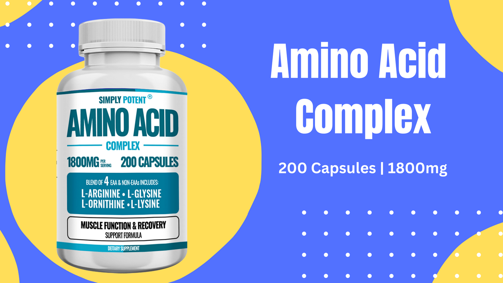 The Power of Amino Acid Supplements: A Comprehensive Guide | SimplyPotent